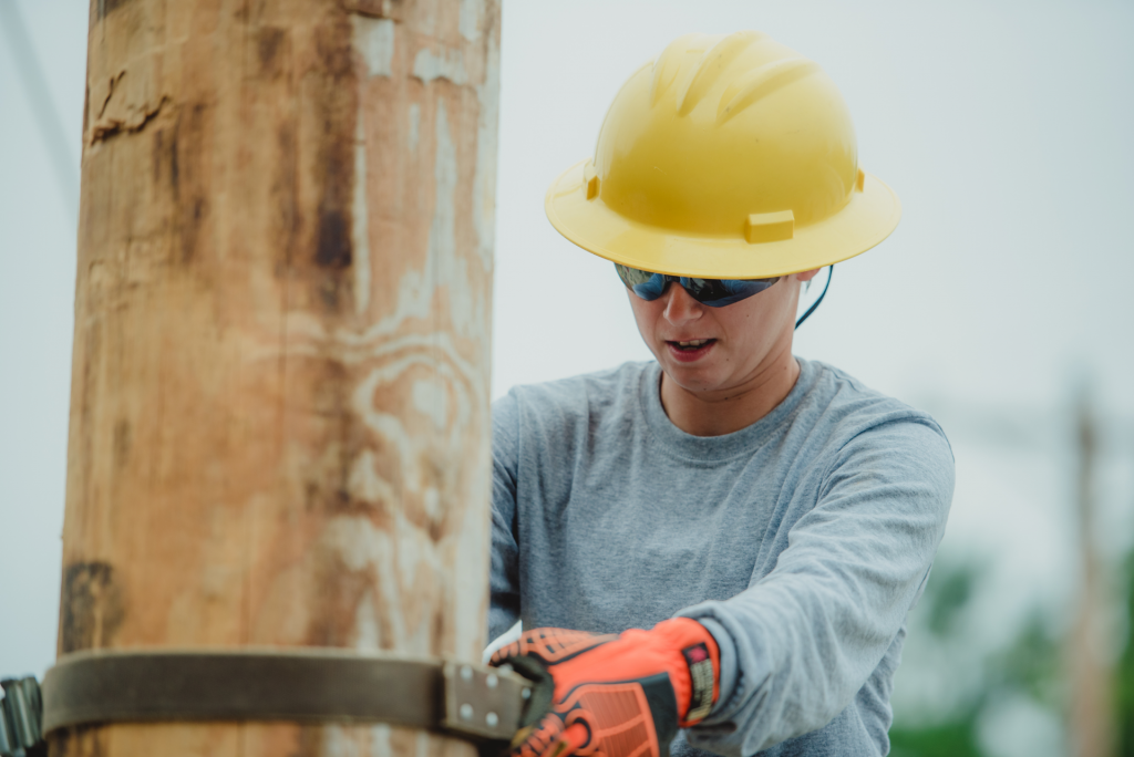 Female Electrical Lineworker Graduate Locks in Three Job Offers | Cape ...