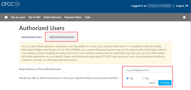 Make Payment Using Self-Service | Cape Fear Community College