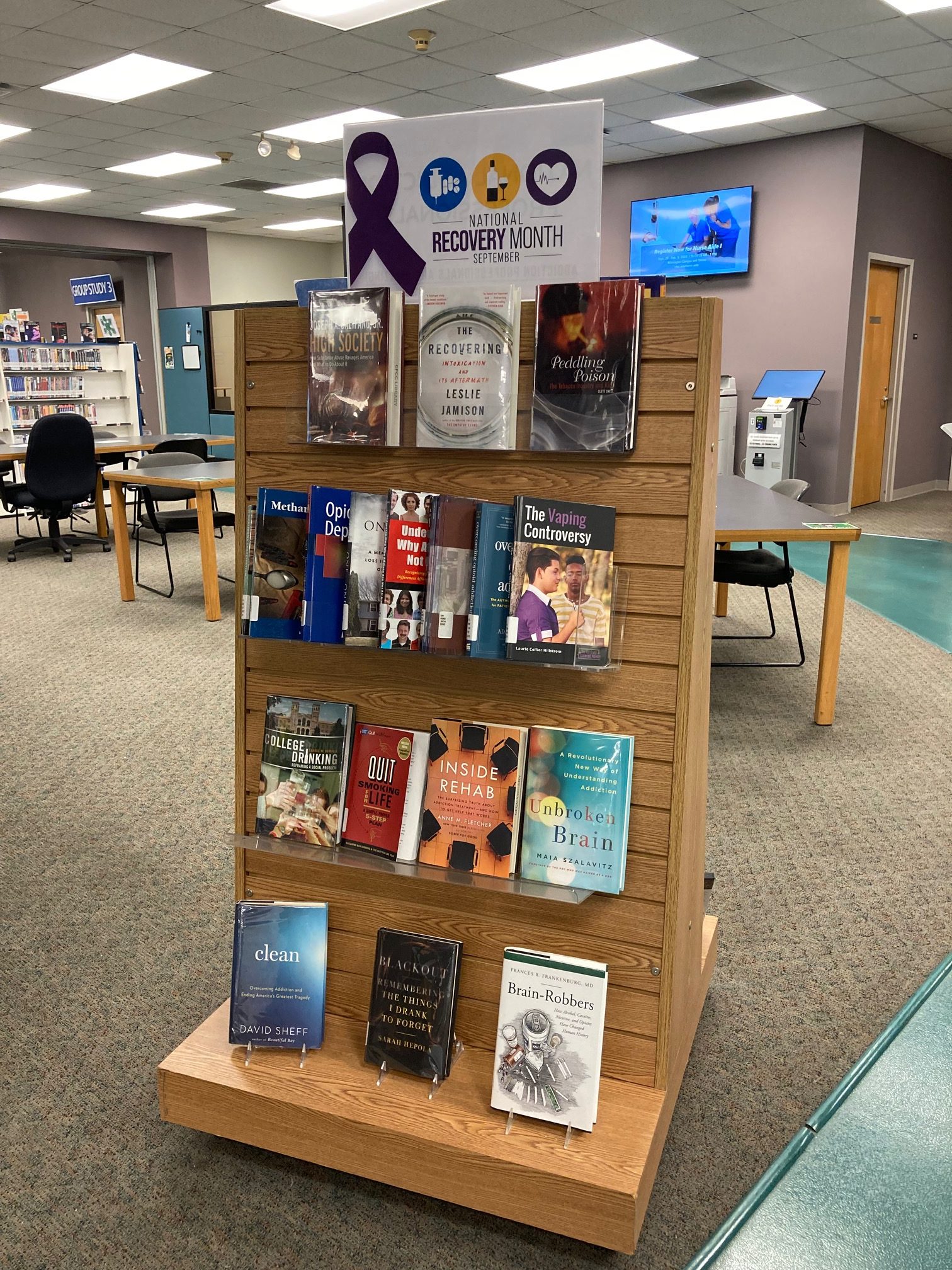 September Library Displays: National Recovery Month, Rotten Movies, and ...