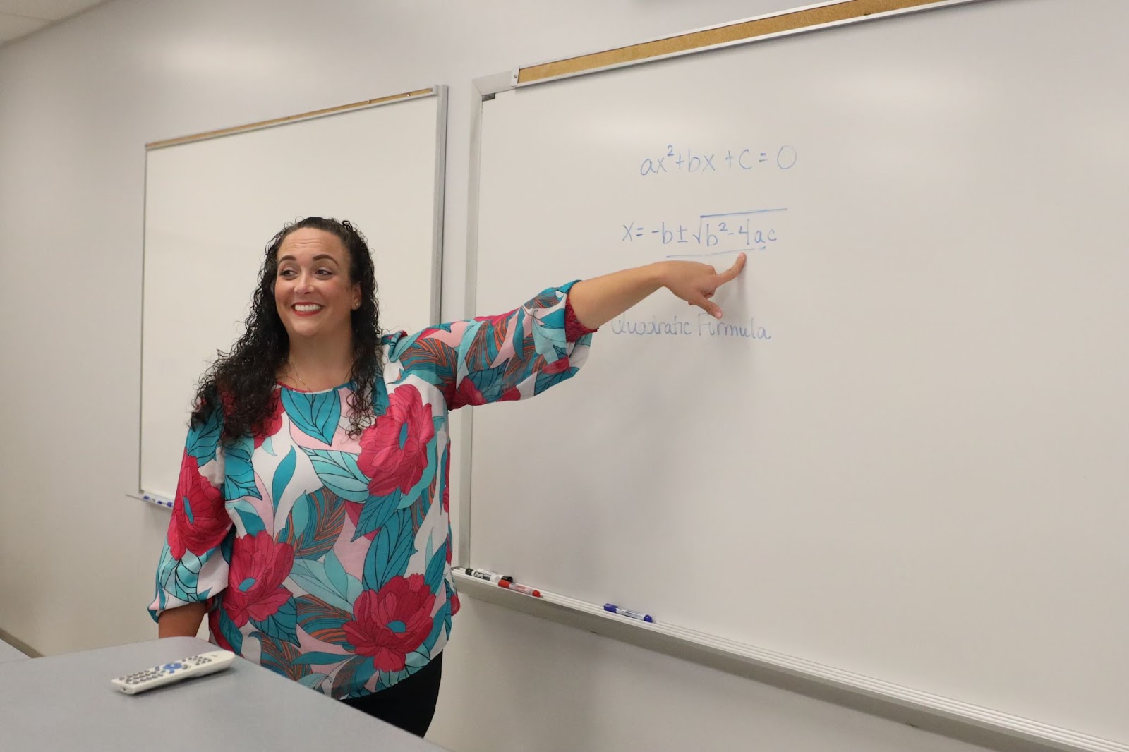 From solving math equations to coordinating cheers, math instructor and ...
