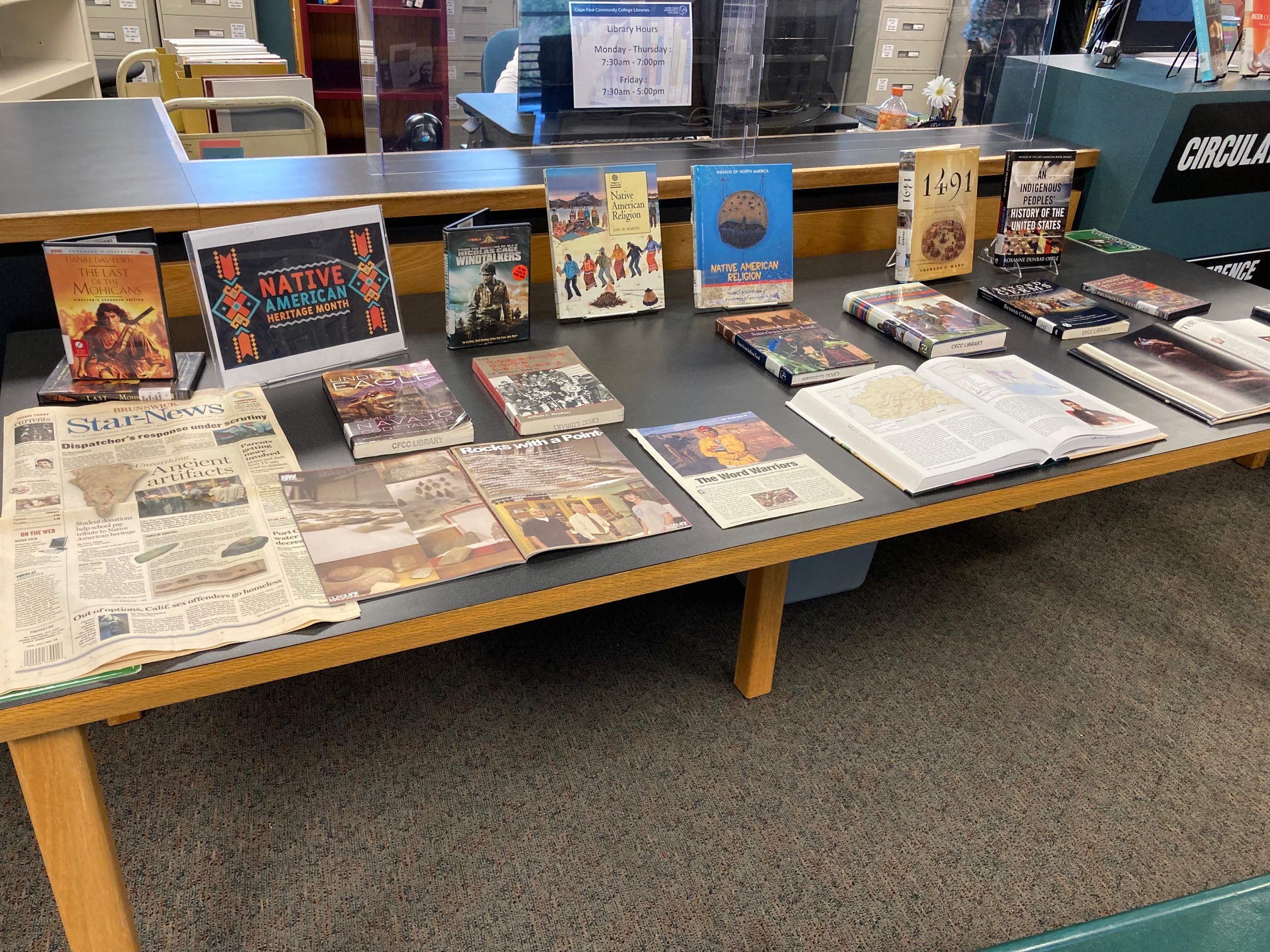 November Library Displays | Cape Fear Community College