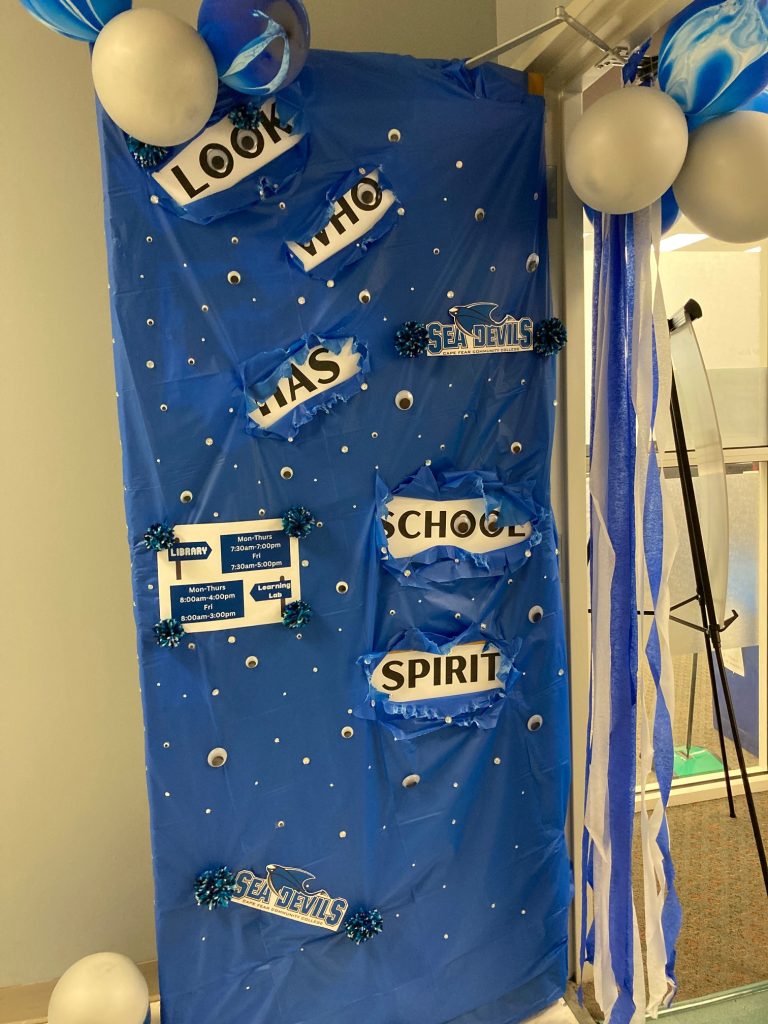 CFCC Libraries Get into the Spirit | Cape Fear Community College