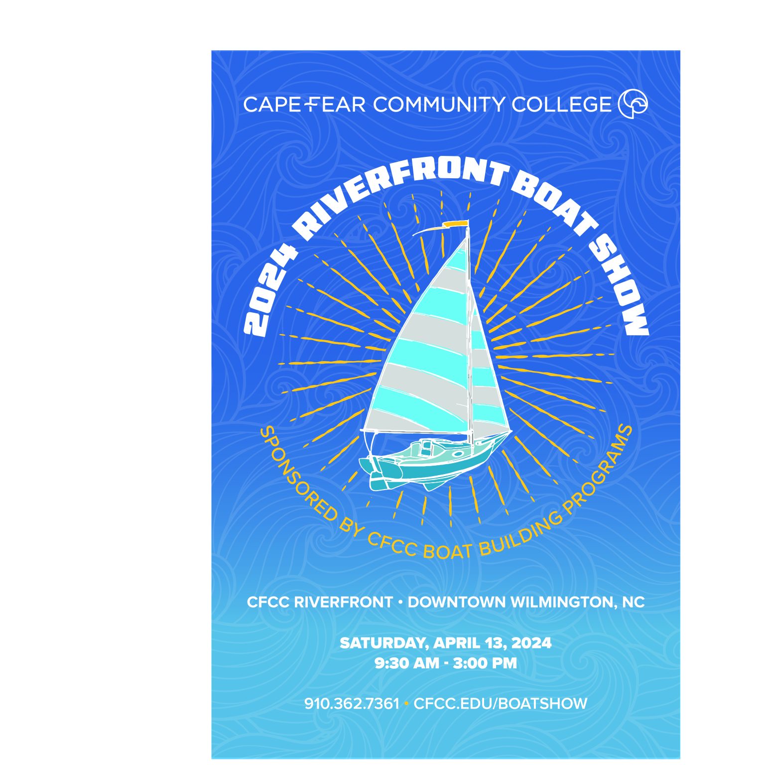 CFCC announces 2024 Riverfront Boat Show | Cape Fear Community College