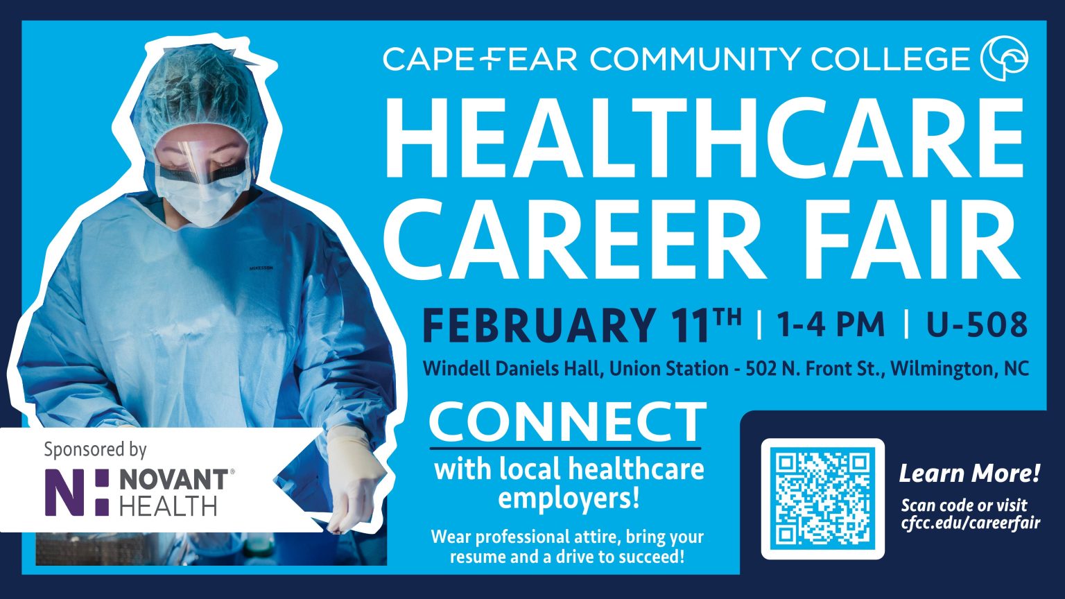 CFCC to host healthcare career fair on February 11 | Cape Fear ...